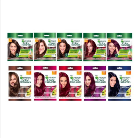 SACHET Garnier Cat Rambut Semir Color Naturals Ultra Express Creme ...