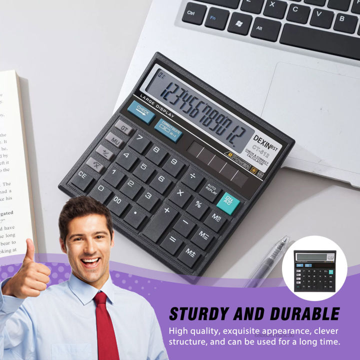 Financial Accounting Office Calculator with Battery Inside Calculator ...