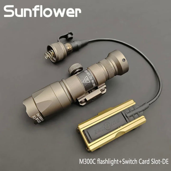 Tactical Constant Surefir M600C M300C White LED Flashlight With 20mm ...