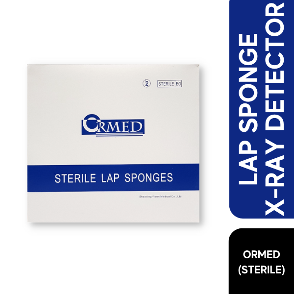 Lap Sponge X-ray Detector Sterile | Sterile Lap Sponges - ORMED | Lazada PH
