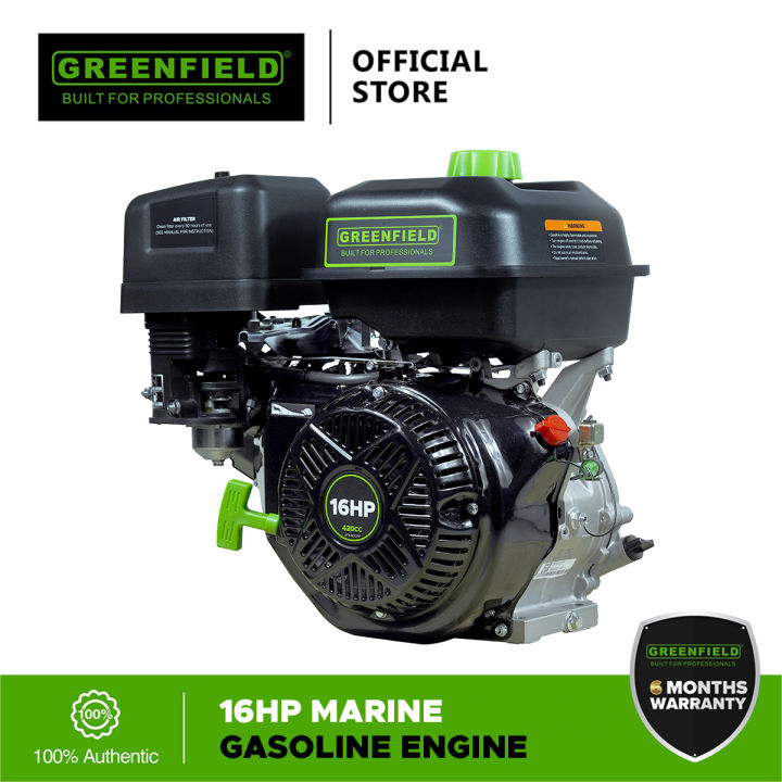 Greenfield Gasoline Marine Engine 16HP 3600RPM Rewind PVC Tank | Lazada PH