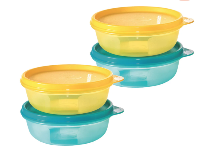 Tupperware Modular Bowl (4pcs) 300ml - Airtight and Liquid Tight Food ...