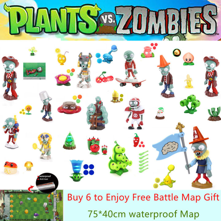 HSCTEK Plants vs Zombie Toys, Plant vs Zombie Toys Set For Kids, Plants ...