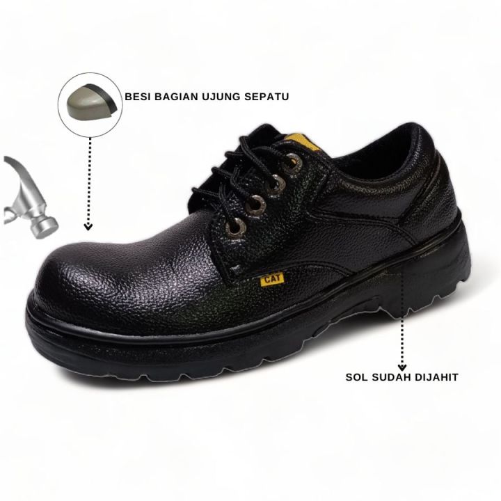 Sepatu Safety Pria Kerja Ujung Besi Sepatu Septy Tali Pria Sepatu ...
