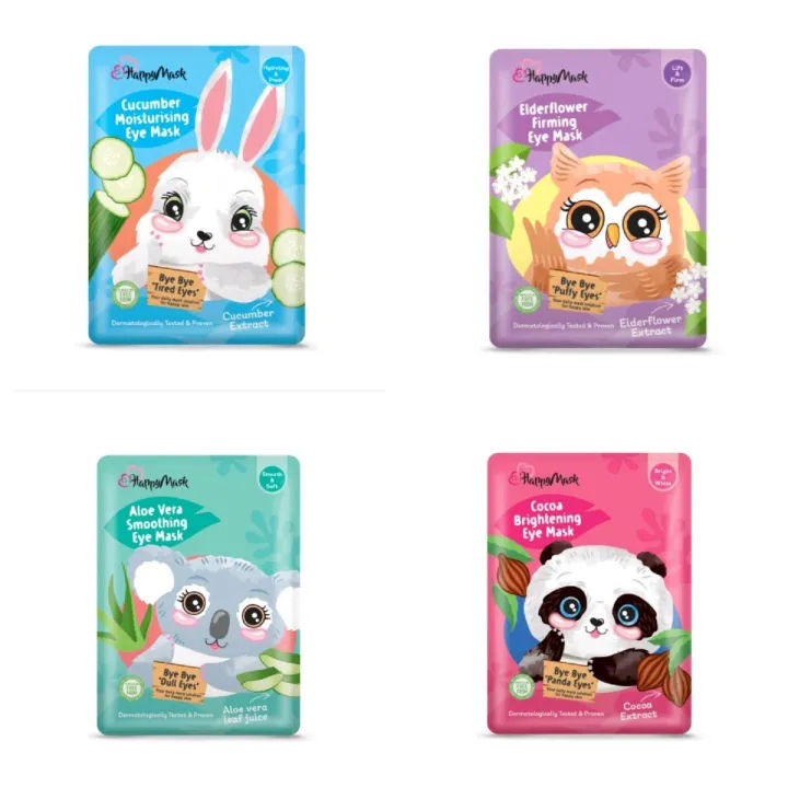 Guardian Happy Mask Bye Bye Panda Eyes Mask / Bye Bye Tried Eyes 1 Pair ...