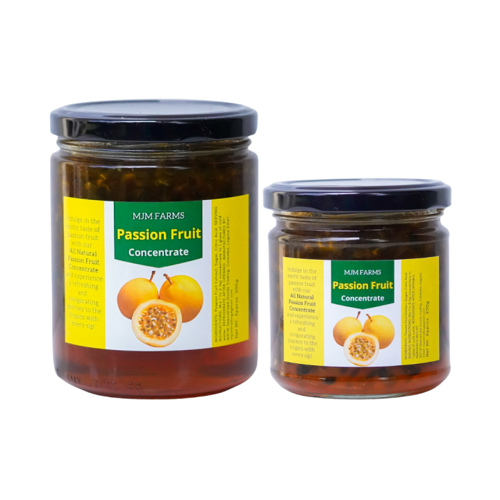 MJM Farms Passion Fruit Concentrate | All Natural, No Preservatives, No ...