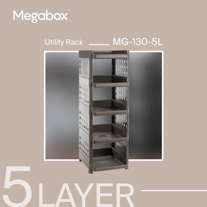Megabox MG-130 5 Layers Utility Rack | Lazada PH