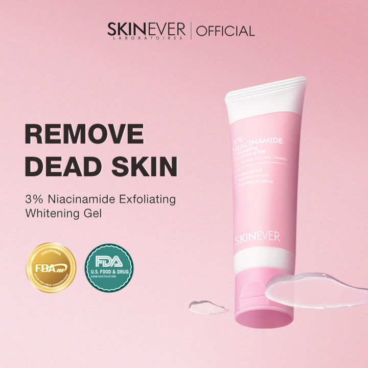 SKINEVER 3% Niacinamide Exfoliating Gel Whitening Moisturizing Repair ...
