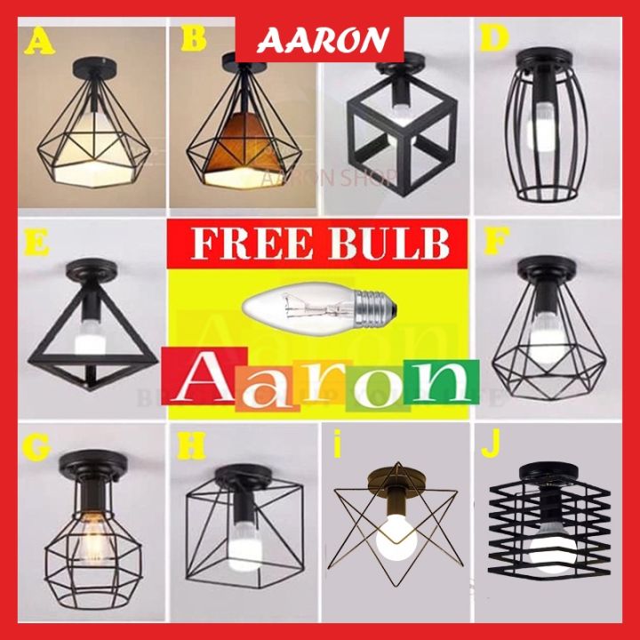 Vintage Ceiling lights Industrial Ceiling Lighting Lamp Aaron Shop | Lazada
