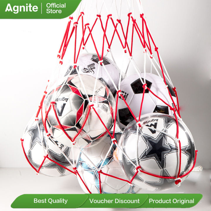 AGNITE by Deli Basketball Mesh Bag Nylon Net Bag Multi Sport Game Ball ...