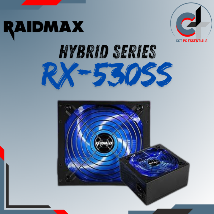Raidmax Hybrid Series RX-530SS | Semi-Modular | 80+ Bronze Power Supply ...