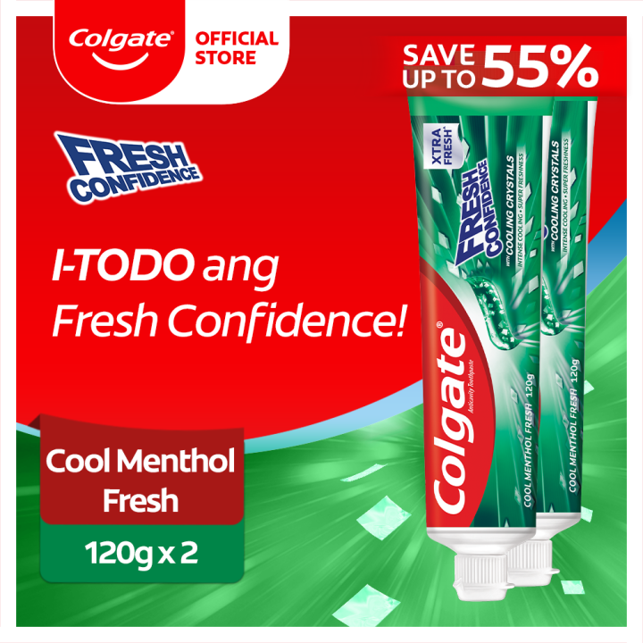 Colgate Fresh Confidence Anticavity Toothpaste with Cooling Crystals ...