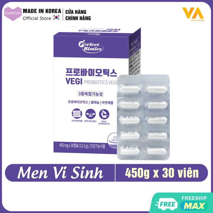 Viên uống Men Vi Sinh Lợi khuẩn, Cải thiện Tiêu hóa và Đường ruột ...