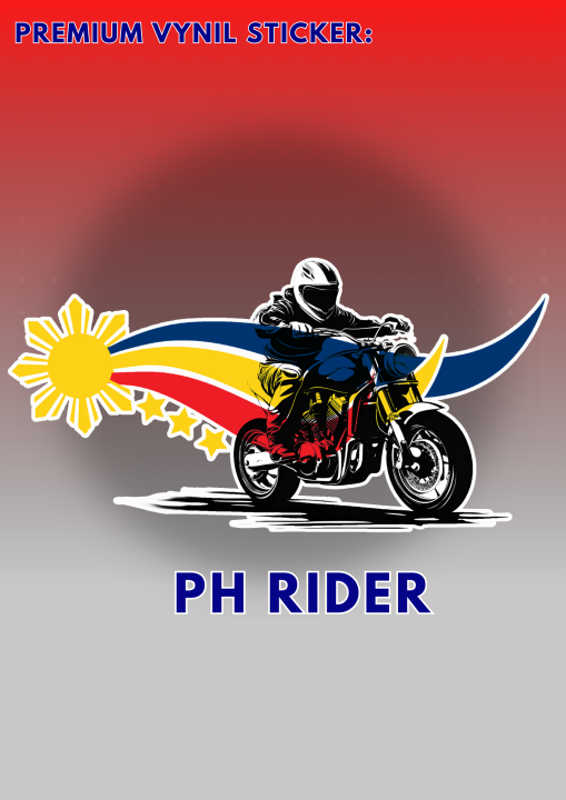 Premium Vinyl Sticker (PH Rider) | Lazada PH