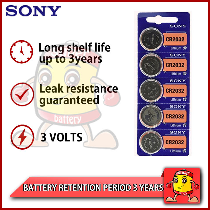 Sony CR2032 3V Lithium Coin Cell Battery CMOS Motherboard battery ...