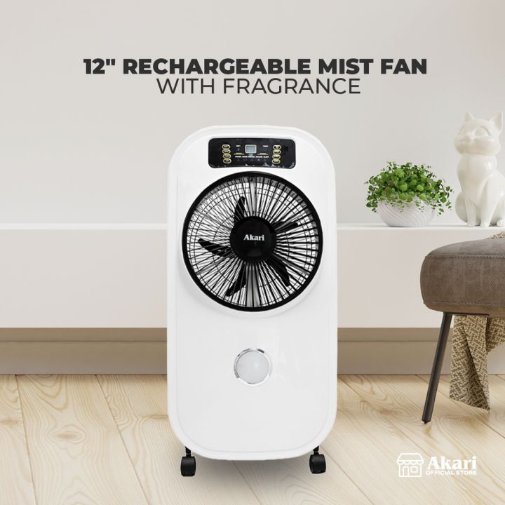 AKARI RECHARGEABLE MIST FAN ARMF-12F | Lazada PH