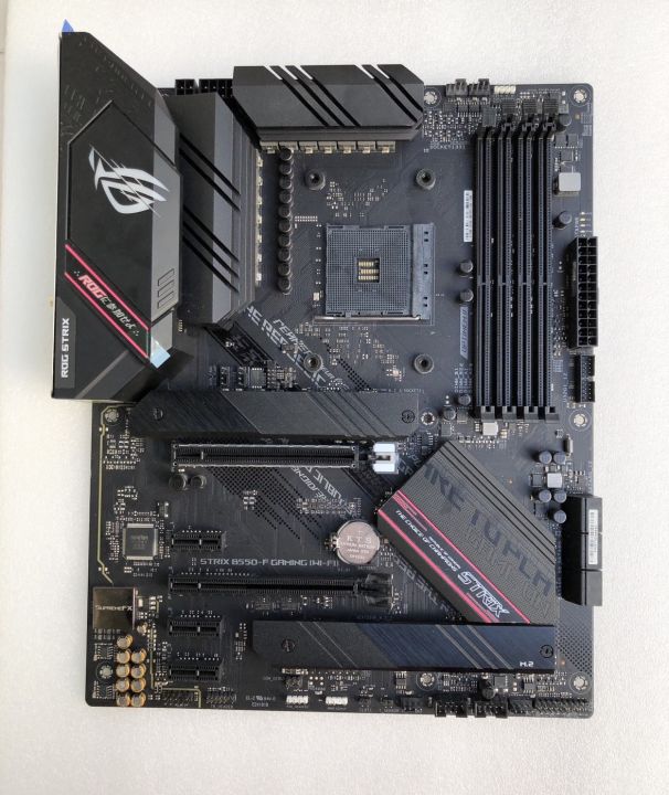 MAINBOARD (เมนบอร์ด) AM4 ASUS ROG STRIX B550-F GAMING (WI-FI) มือสอง ...