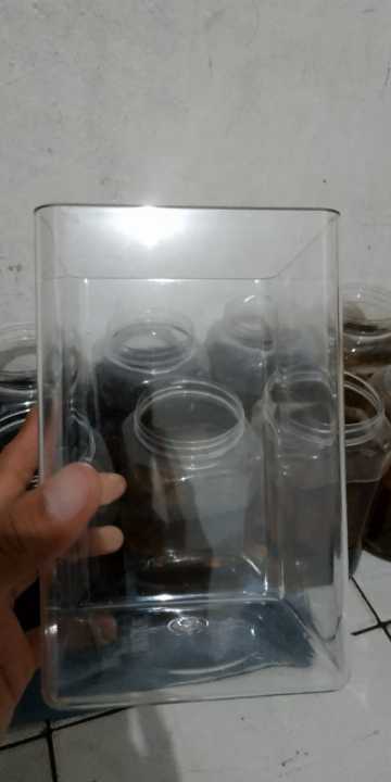 Toples Soliter Akrilik 2 Liter PET Paket Isi 12 PCS | Lazada Indonesia