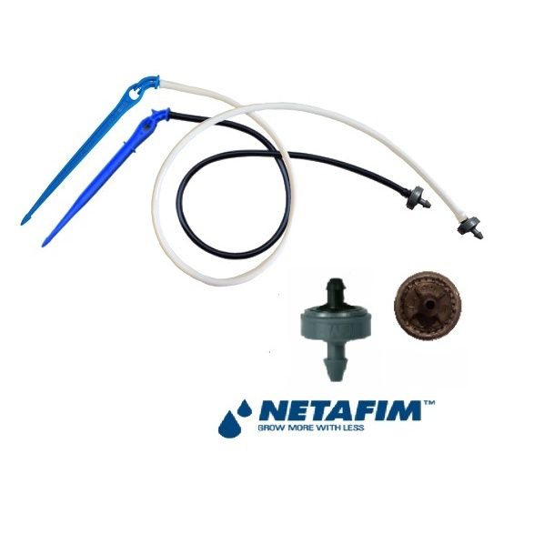 100 x NETAFIM 4L PCJ DRIPPER SET(Netafim PCJ) Fertigasi/Irrigation ...