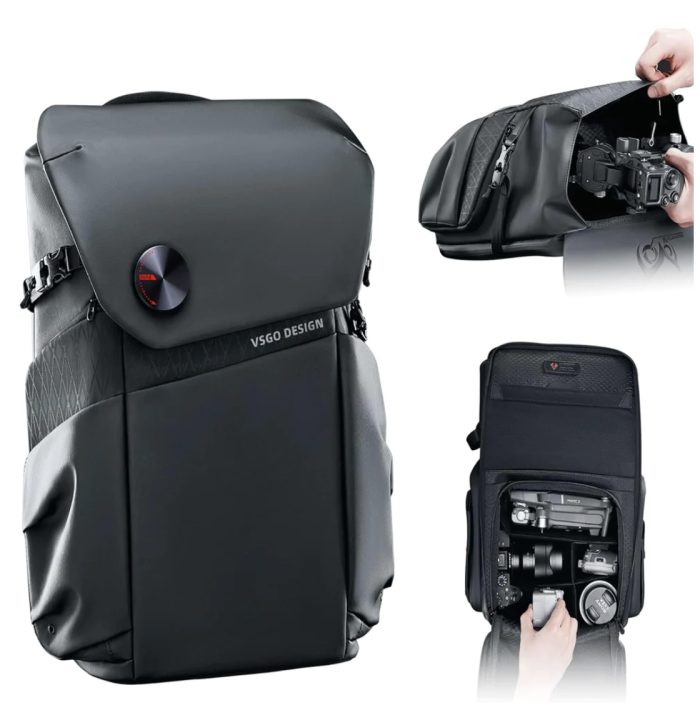 VSGO V-BP01 Eye-Snipe Camera Backpack Black 20L | Lazada PH