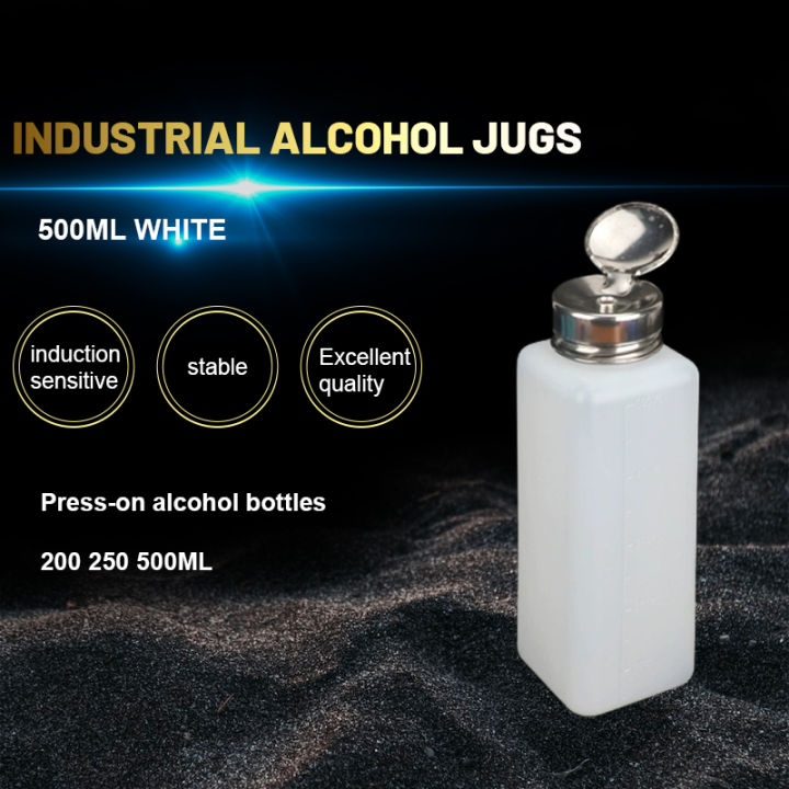Press type alcohol bottle, industrial alcohol bottle, washing plate ...