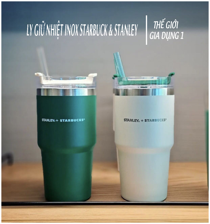[HCM] LY GIỮ NHIỆT RUỘT INOX STANLEY+STARBUCKS , LY GIỮ NHIỆT , LY GIỮ ...