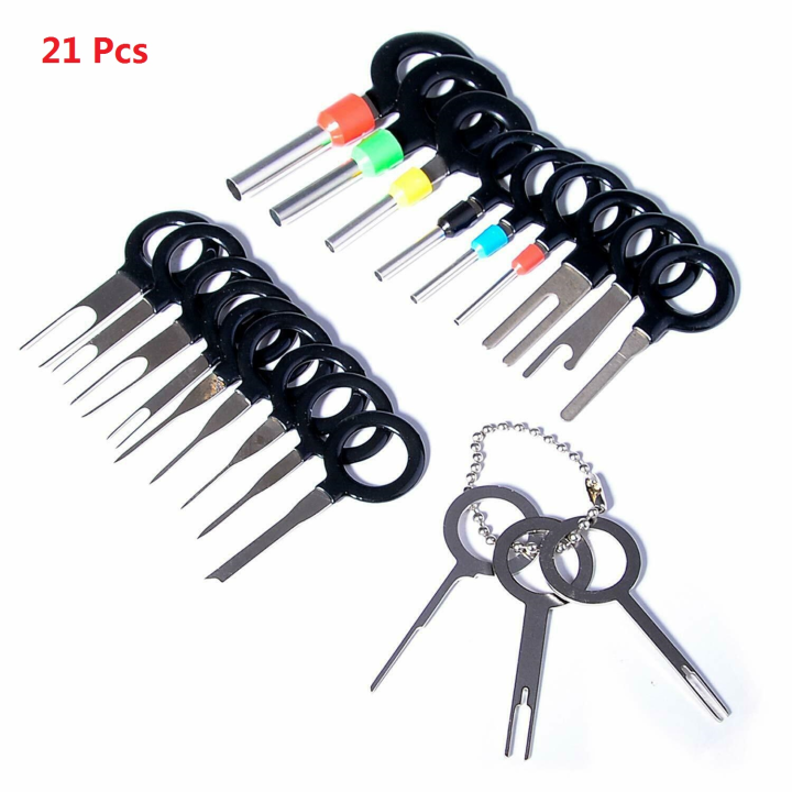 [BHKASDI] 21 Pcs Car Wire Terminal Removal Tool Wiring connector Pin ...