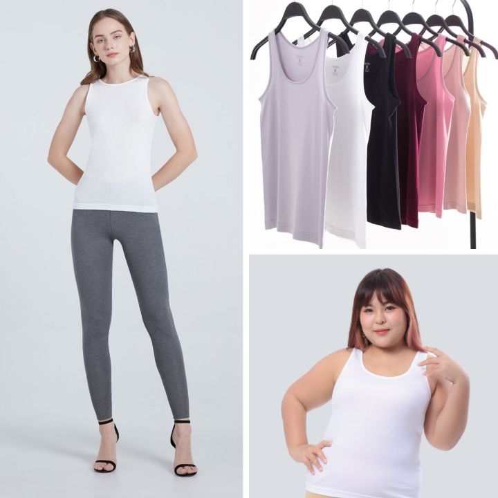 F Cherilon Eco Wear เชอรีล่อน เสื้อกล้าม เสื้อแขนกุด ไซส์ M - 3XL ผ้านุ่มมาก ใส่สบาย ระบายอากาศ ...