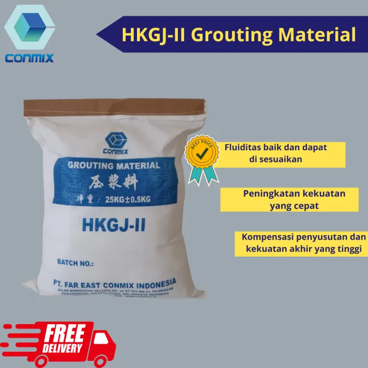 [READY STOCK] GROUTING MATERIAL HK-GJ II/SEMEN GROUTING CONMIX 25 KG ...