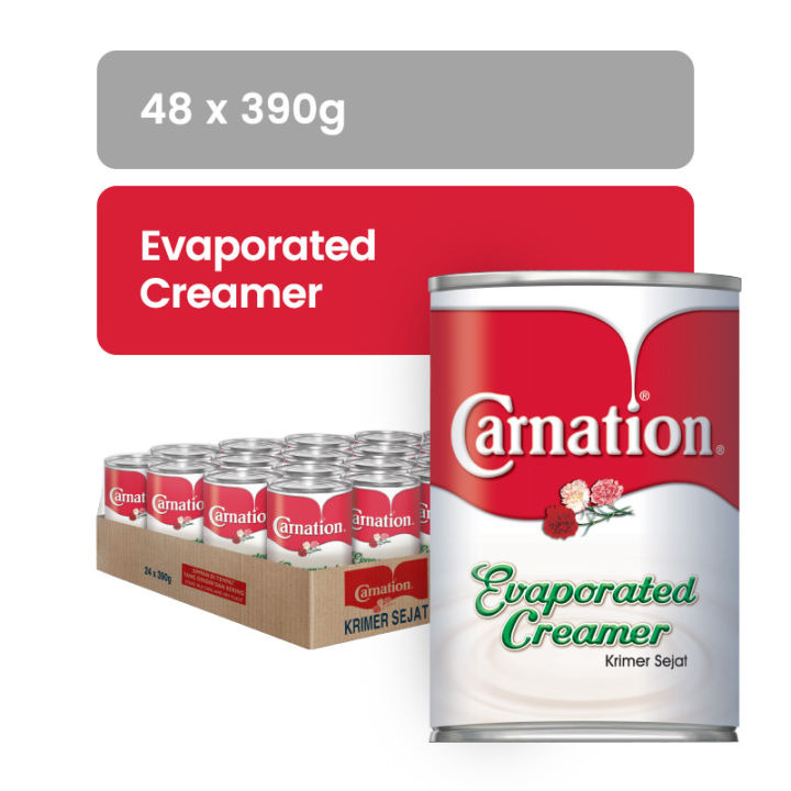CARNATION Evap Creamer 390G X 48 | Lazada