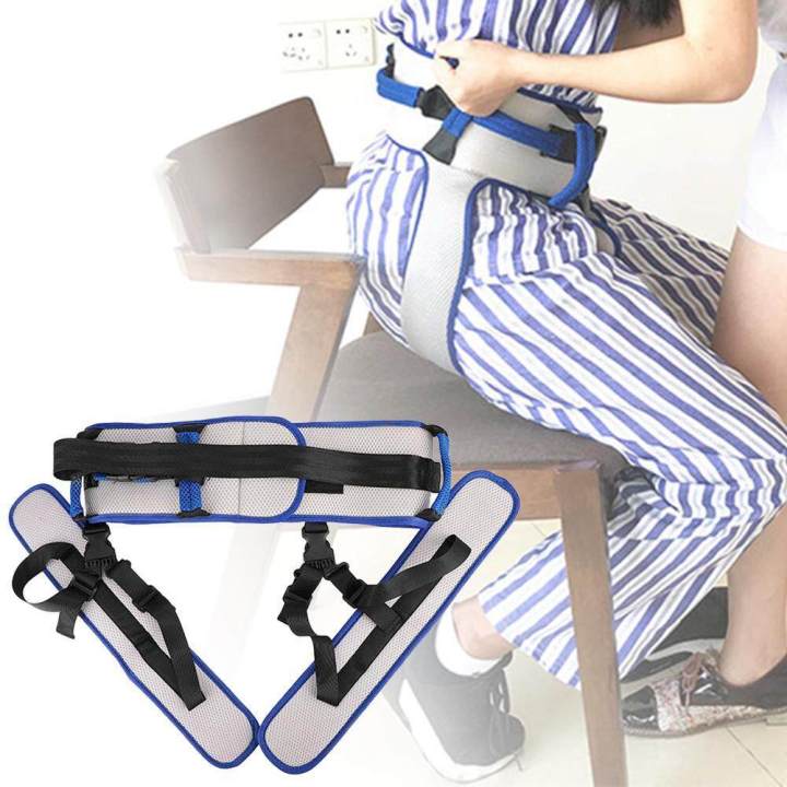 Walking Belt Rehabilitation Auxiliary Belt Leg Loops Nursing Safety ...