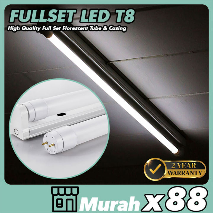 LED T8 Tube Light Lampu LED Panjang Lampu Kalimantang LED Light Tube ...