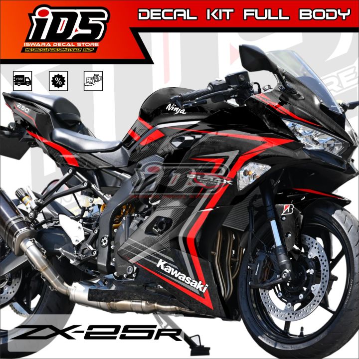 Decal Ninja ZX 25R Full Body Stiker Ninja ZX Full Body Dekal NInja ZX ...