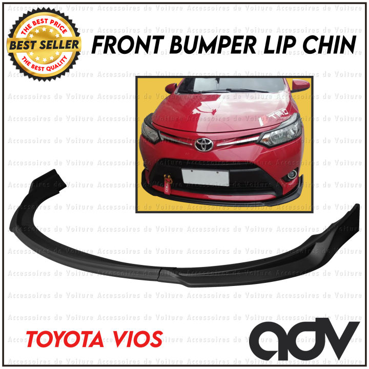 Toyota Vios Bumper Front Lip Chin Body Kit Matte Black | Lazada PH