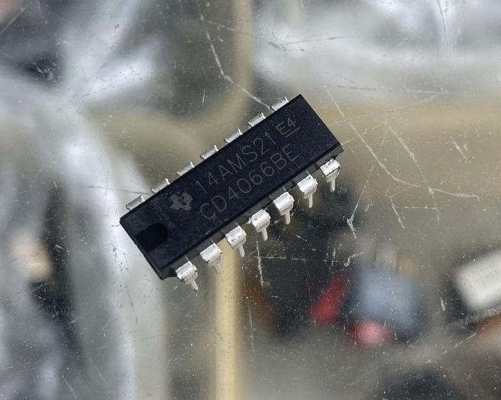 (1ตัว) [IC] CD4066BE งานเทียบผลิตจีน CMOS Quad Bilateral Switch | Lazada.co.th