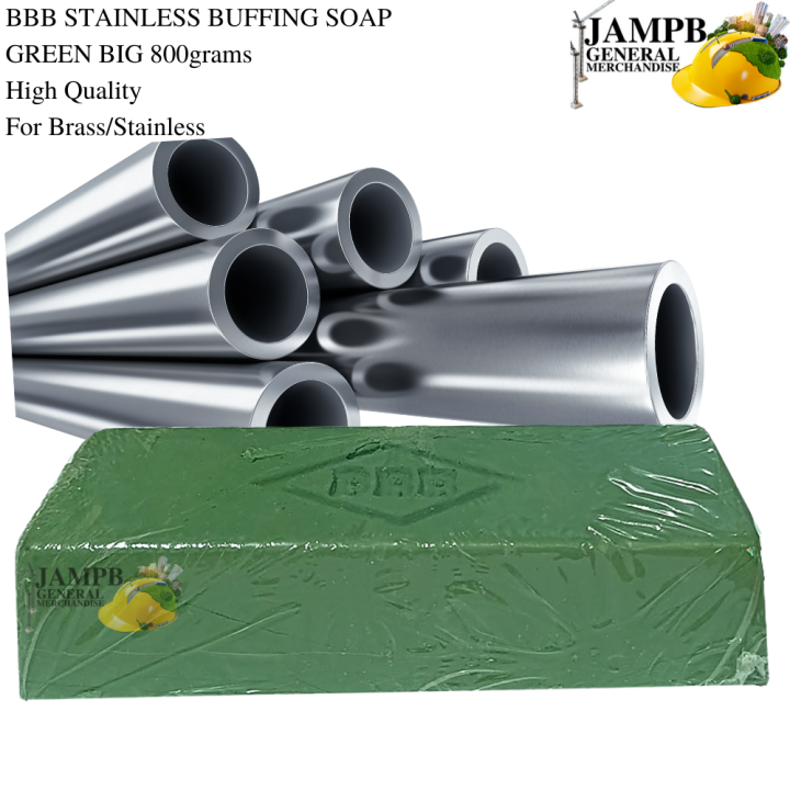 BBB STAINLESS BUFFING SOAP GREEN BIG 800 grams cod High Quality1 pcs ...