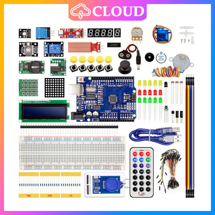 Uno Project Super Starter Kit with Tutorial and UNO R3 Board Compatible with Arduino IDE | Lazada PH