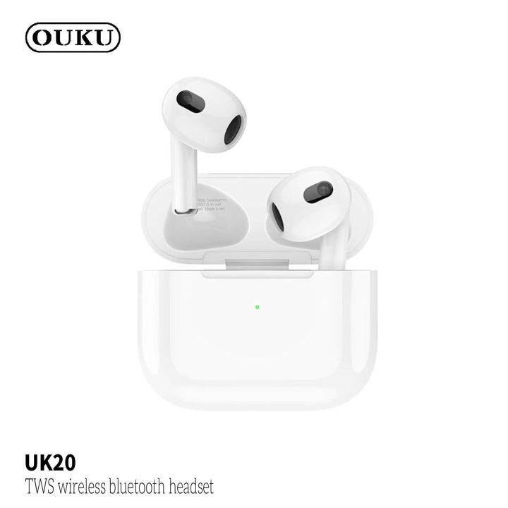 NEW!! OUKU UK20 หูฟังบลูทูธTWS wireless bluetooth headset หูฟังไร้สาย บลูทูธ 6.1 Version พกพา ...