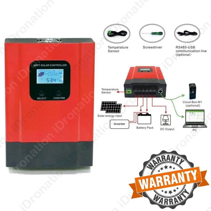 eSmart3 LCD MPPT Solar Battery Charge Controller 12V 24V 36V 48V 10A ...