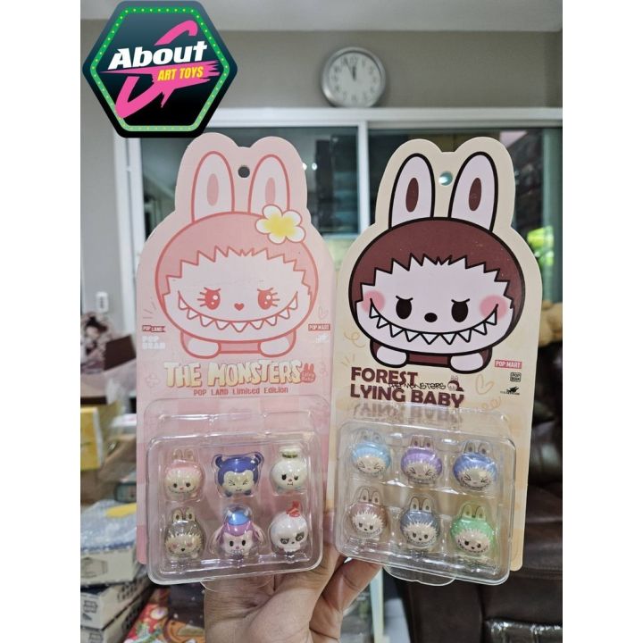 พร้อมส่ง The Monster Labubu POP BEAN Forest Lying baby & Popland Limited Edition | Lazada.co.th