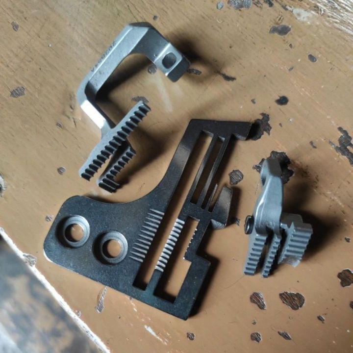 Pegasus R53 05 Plate + Feed dog set 4 thread overlock sewing machine ...