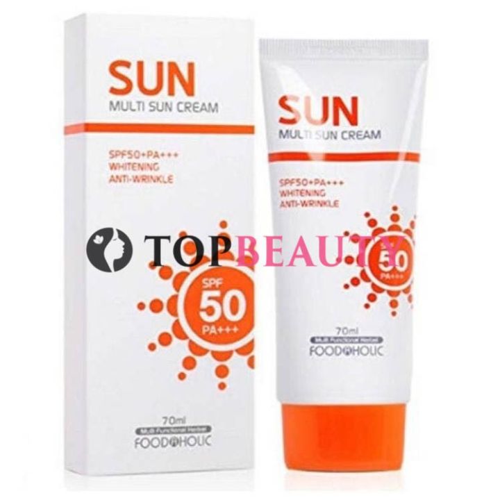 Original Foodaholic Multi Sun Cream SPF50+PA+++ 70ml | Lazada PH