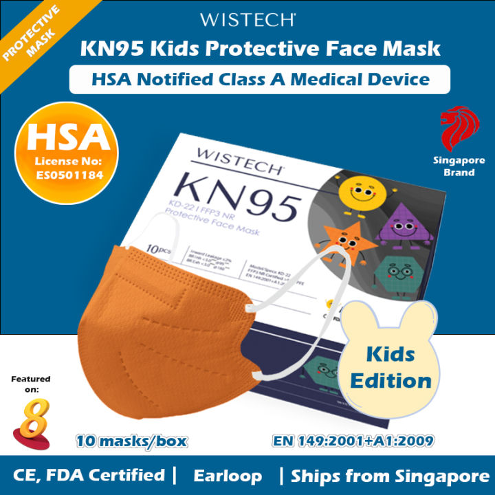 [LOBANG SALES] ADULT/KIDS Wistech KN95 Protective Face Mask, 10 pieces ...