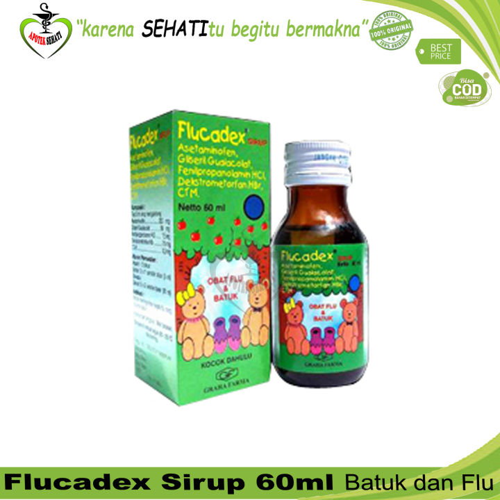 Flucadex Sirup obat batuk pilek bayi anak AMPUH | Lazada Indonesia