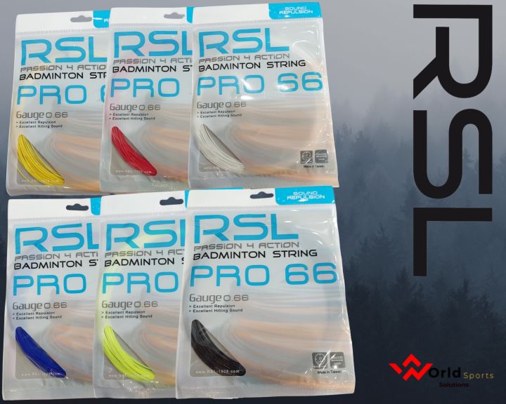 RSL PRO 66 ORIGINAL BADMINTON STRING (MADE IN TAIWAN) | Lazada