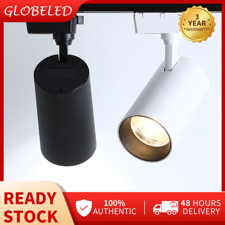 Set Led Track Light Fixture COB Track Lighting Wall Lamp Rail 220V Spot ...