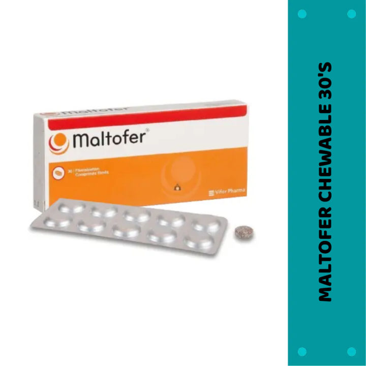 VIFOR PHARMA MALTOFER FOL IRON TABLET 30'S (Encourages a healthy ...