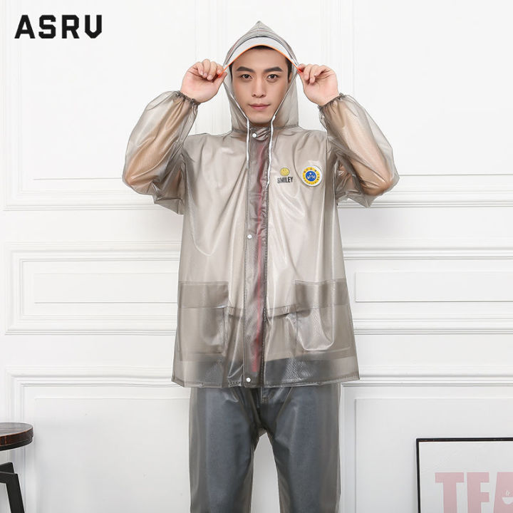 ASRV raincoat the whole body raincoat Rain pants coordinates fission To ...