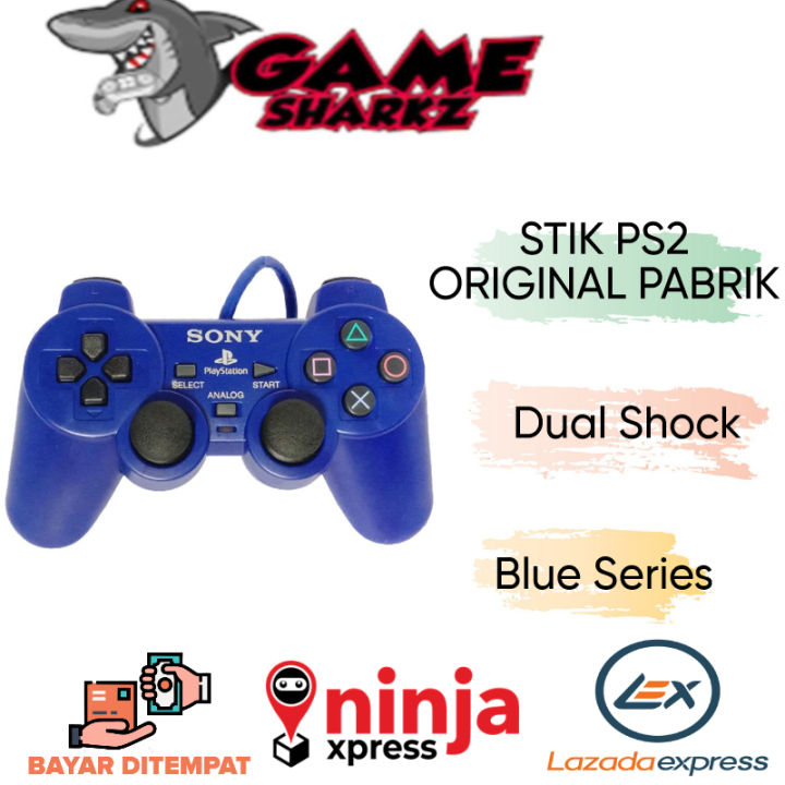 Stik Stick PS2 Original Pabrik Warna Biru | Lazada Indonesia