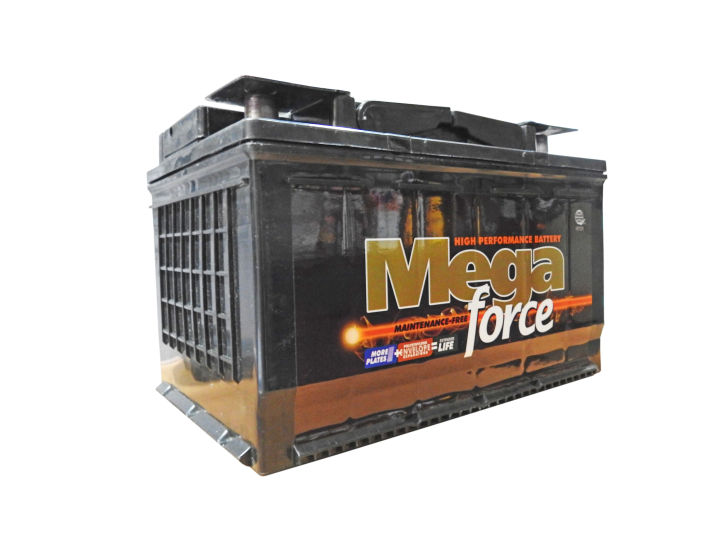 Mega Force DIN74 57412 (74AMPS) Maintenance Free Automotive Battery ...